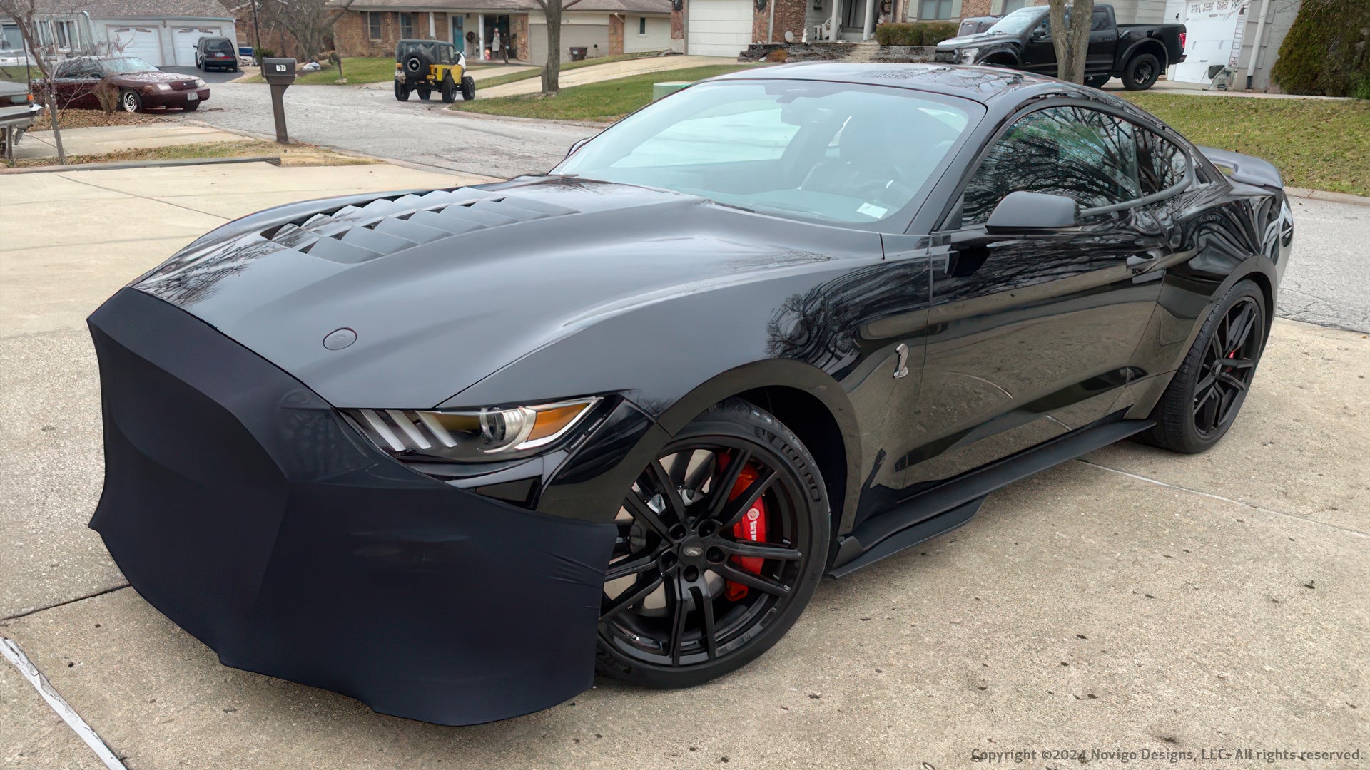 6th & 7th Gen Ford Mustang Front End Mask-Cover-bra | NoviStretch