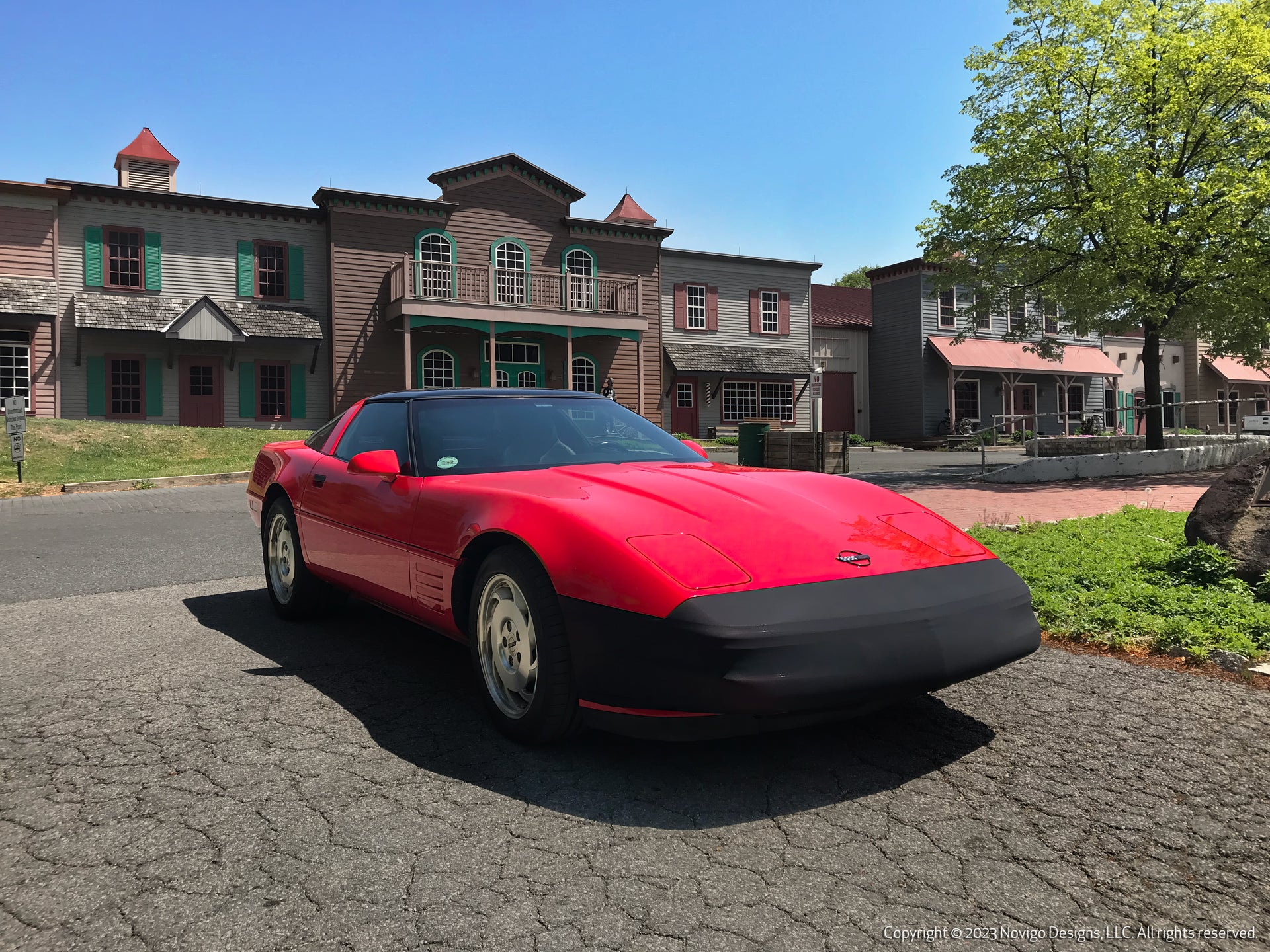 NoviStretch C4 Corvette Front Bumper Mask