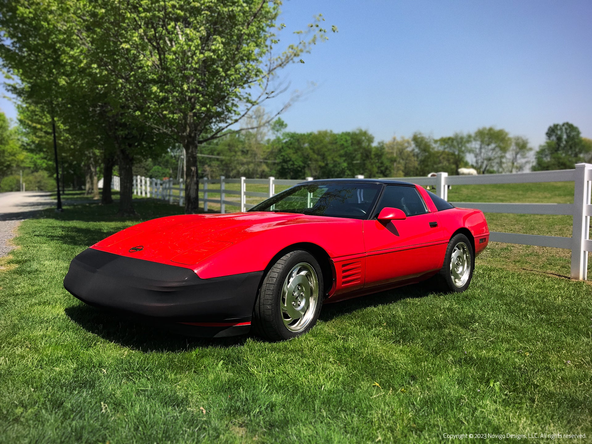 NoviStretch C4 Corvette Front Bumper Mask